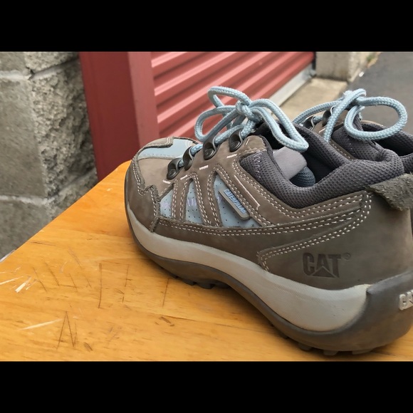 Caterpillar | Shoes | Cat Leather Steel Toe Safety Shoes Ansi Z4 Pt99 M ...